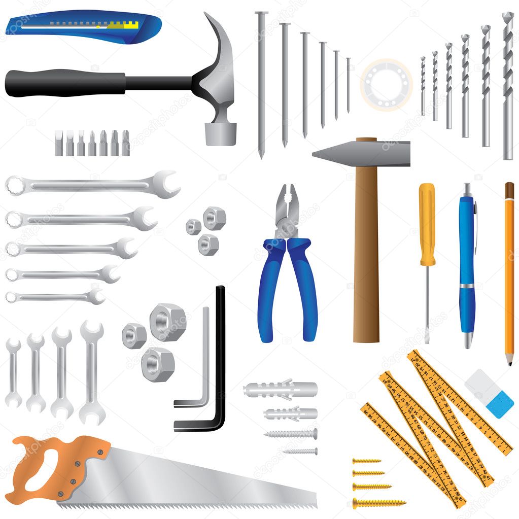 Diy tool — Stock Vector © i3alda #7025305 Diy tool — Stock Vector © i3alda #7025305