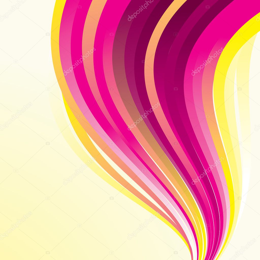 Ribbon wave Stock Vector by ©Victor_Tongdee 6956580