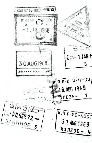 Passport Stamps — Stock Vector © halina_photo #2671792