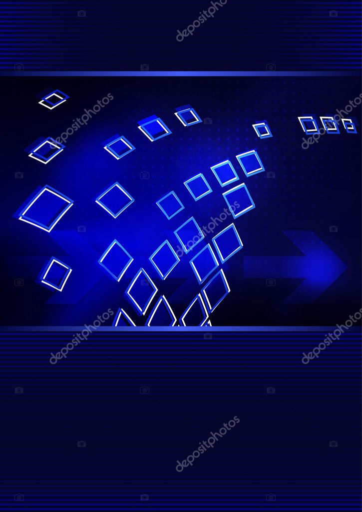 Modern design of a blue cover Stock Vector Image by ©Trinity #7247046