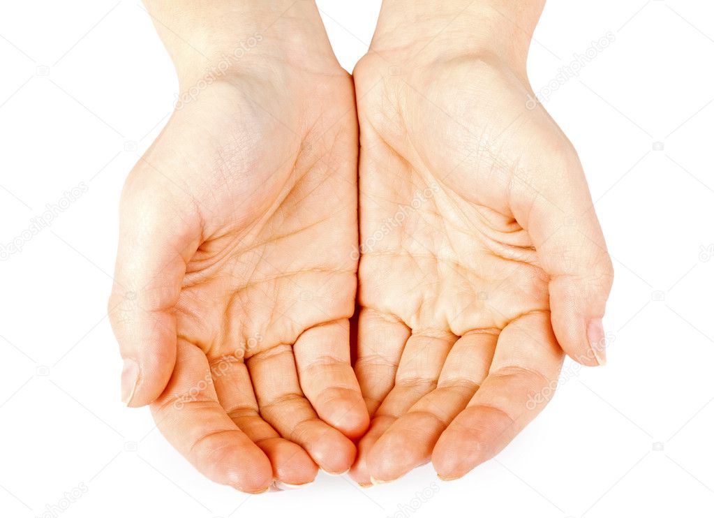 Two hands — Stock Photo © Olegkalina #6876392