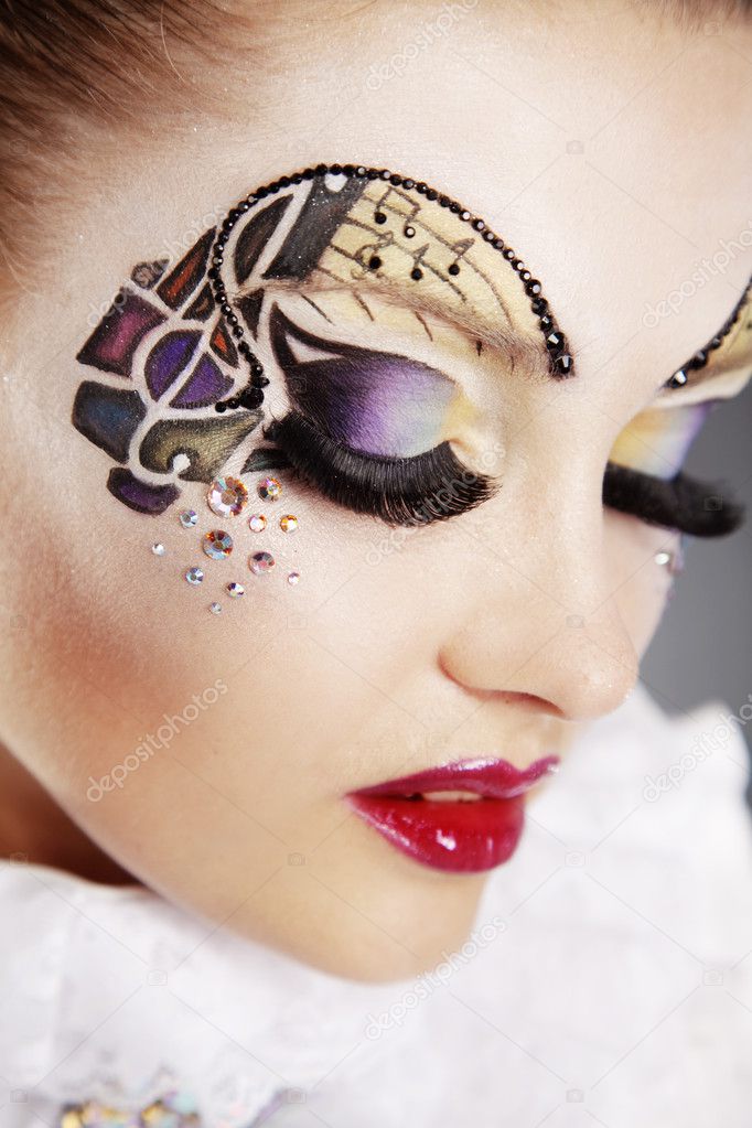Face art — Stock Photo © alenkasm #6814934
