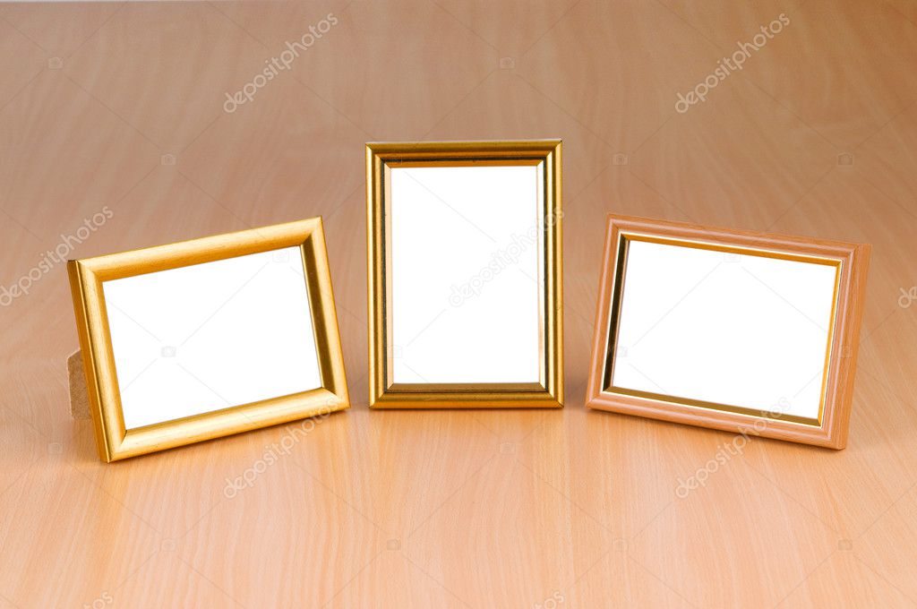 Photo frames on the table — Stock Photo © Elnur_ #7136763