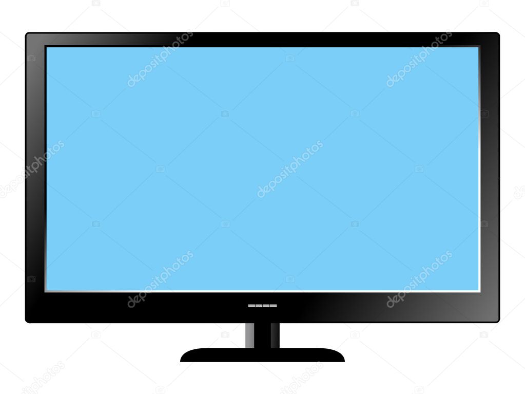 Led TV Stock Vector Image by ©Perysty #7134021