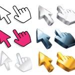 Mouse pointers Stock Vector by ©vasabii777 22334807