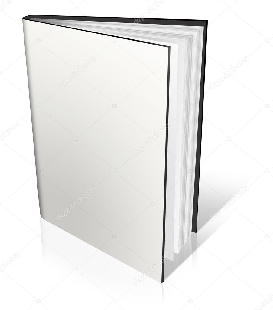 White empty book template — Stock Photo © akova777 #7665495