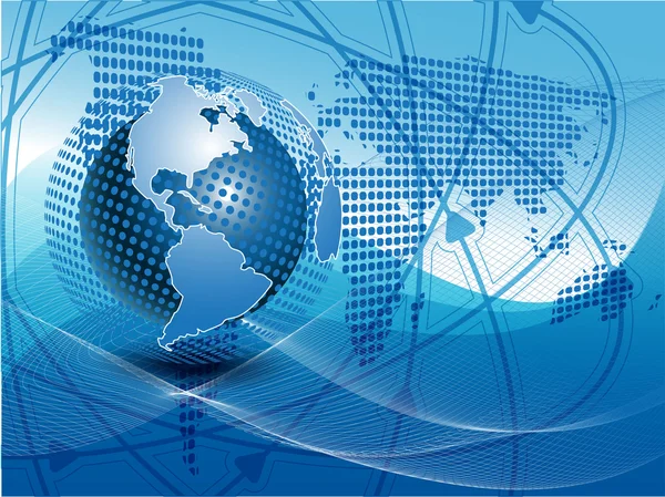 Globe background — Stock Vector © vanias #6707103
