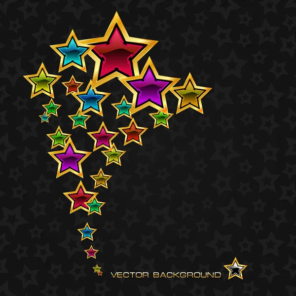Retro stars background Vector Art Stock Images | Depositphotos
