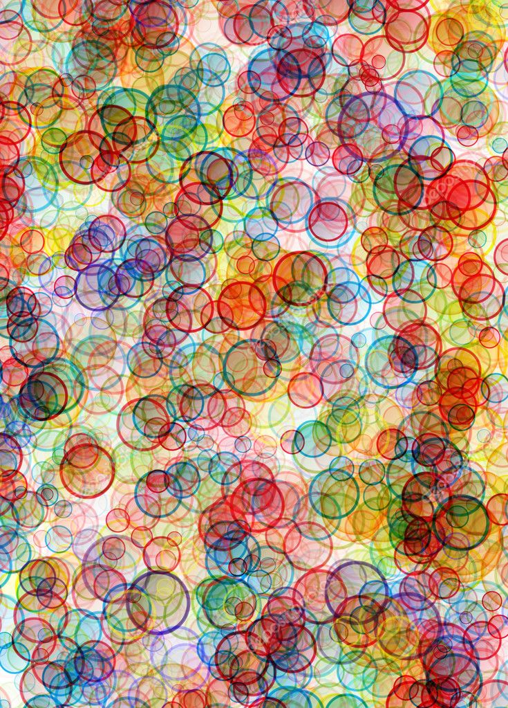 Background from colour circles Stock Photo by ©galdzer 7453795