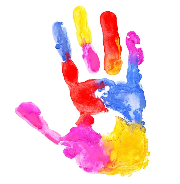 Colored hand print. Stock Photo by ©vlad_star 5802860
