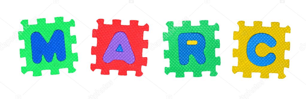 The name MARC — Stock Photo © dexns31 #7702985