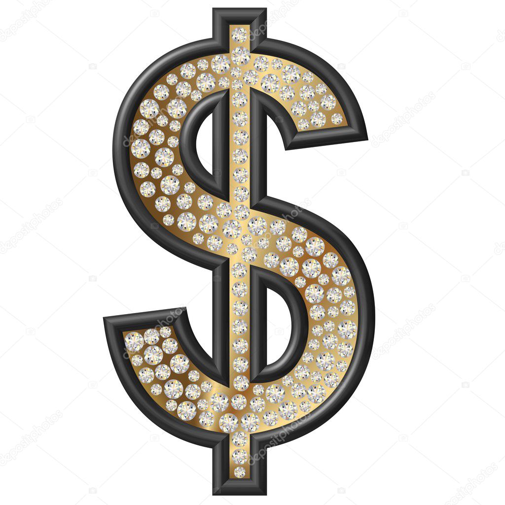 Diamond Symbol Dollar Stock Photo by ©pdesign 6839811
