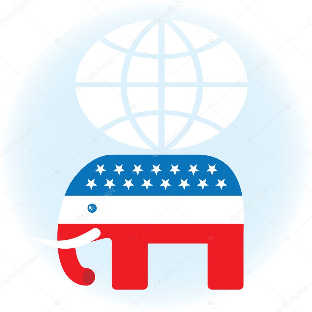 American Republican Symbol Stock Vector by ©Makc76 6948816