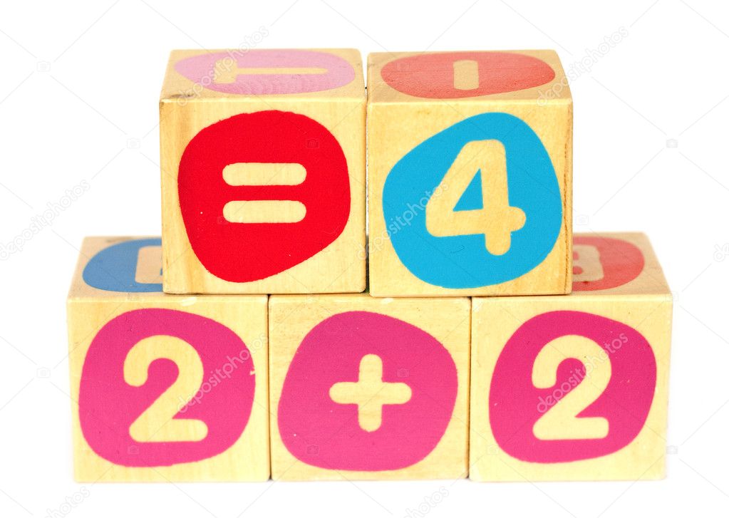 Two plus two equals four — Stock Photo © Kavring #7225773