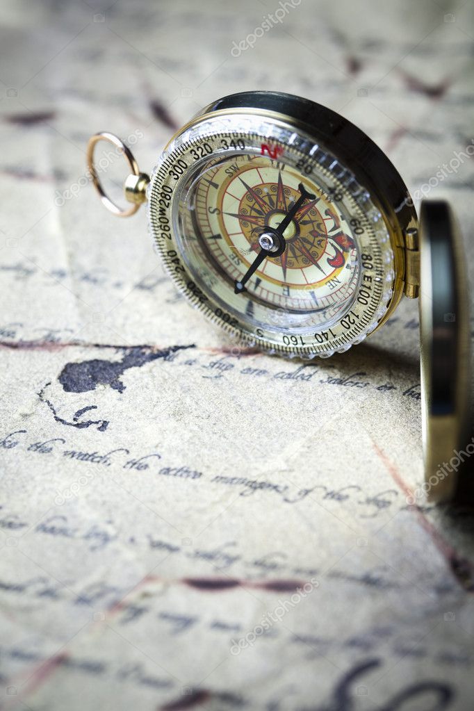 Old map with compass Stock Photo by ©JanPietruszka 7170194