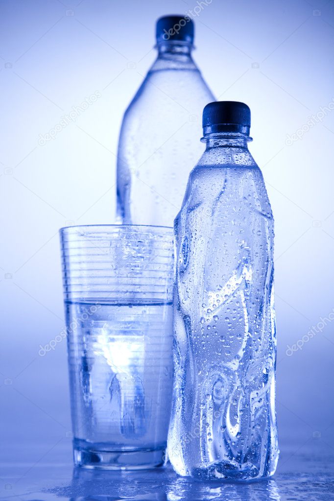 Water bottle background Stock Photo by ©JanPietruszka 7383191