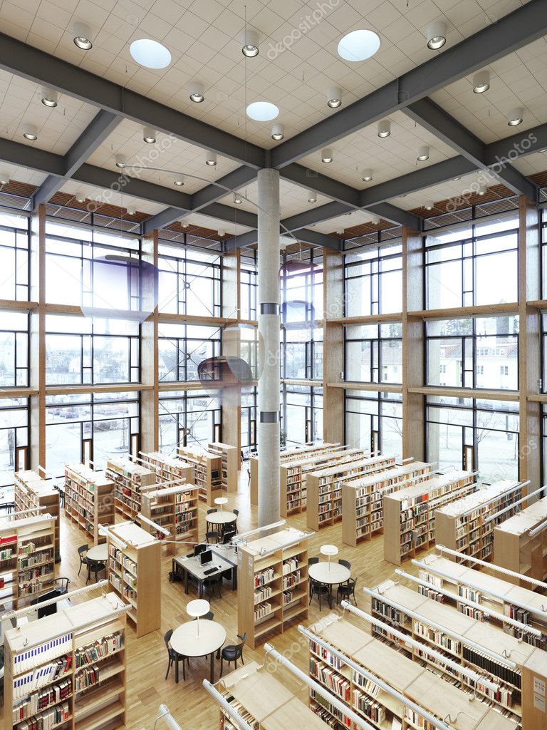 Modern Library Stock Photo by ©gemenacom 6941147