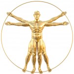 Bronze Vitruvian Man Stock Photo by ©jamesgroup 13484324
