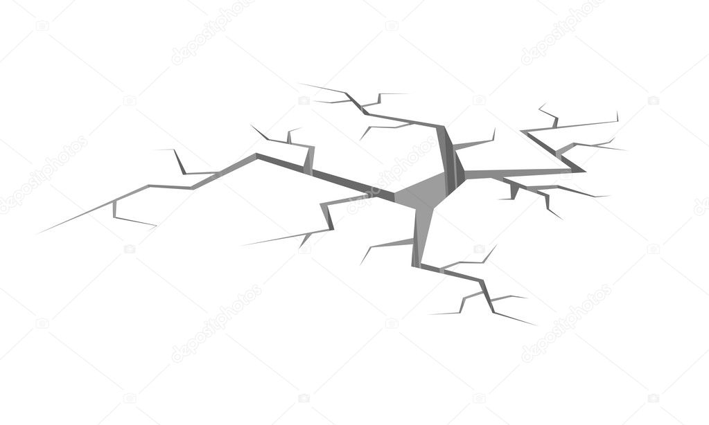 Cracked ground Stock Vector Image by ©Nataly-Nete #7149536