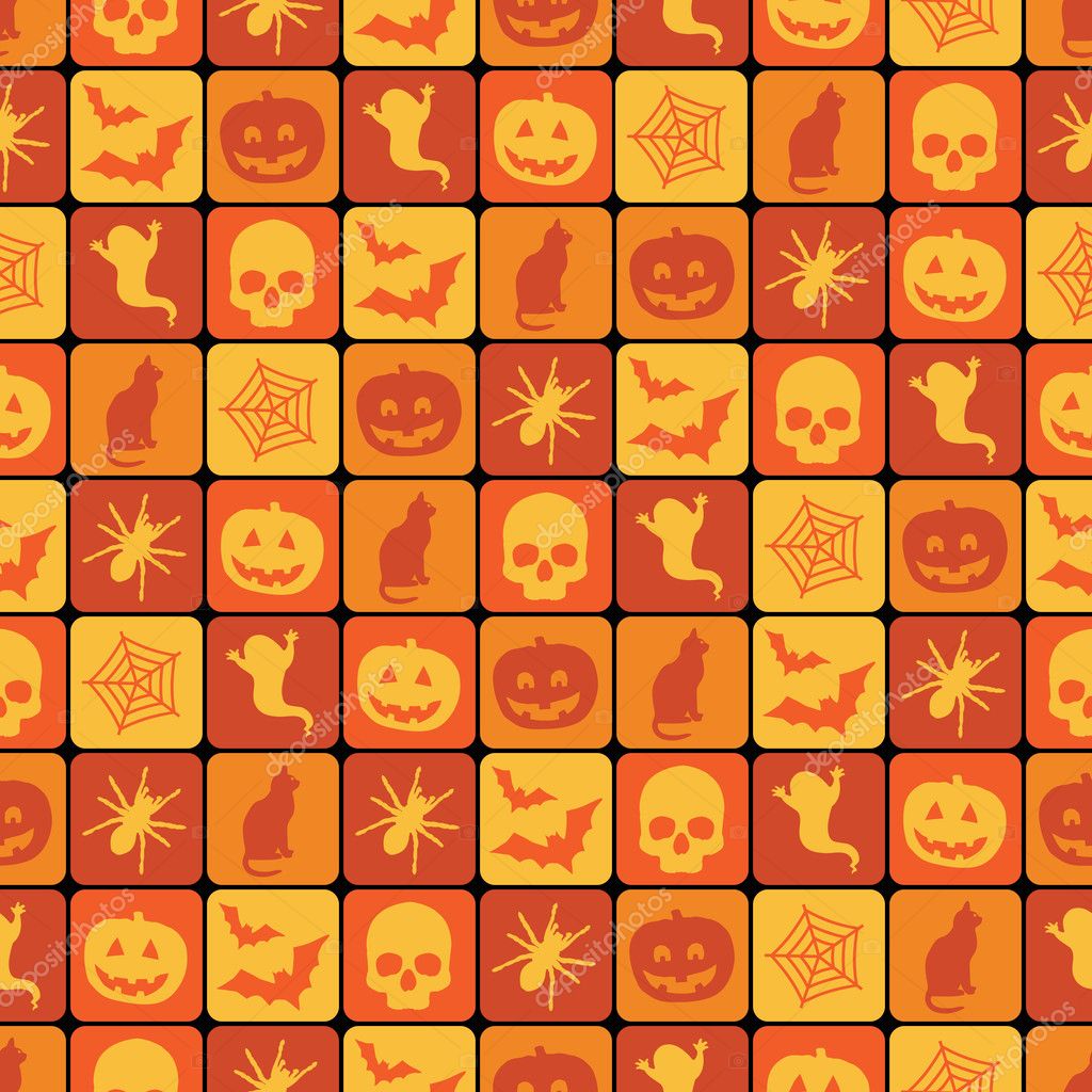 Halloween pattern ⬇ Vector Image by © mattasbestos | Vector Stock 7035124