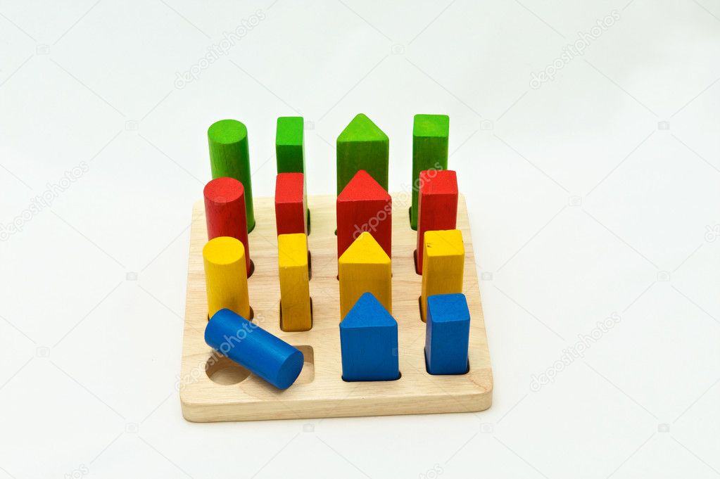 Wooden toy blocks Stock Photo by ©Postnikov 7960735