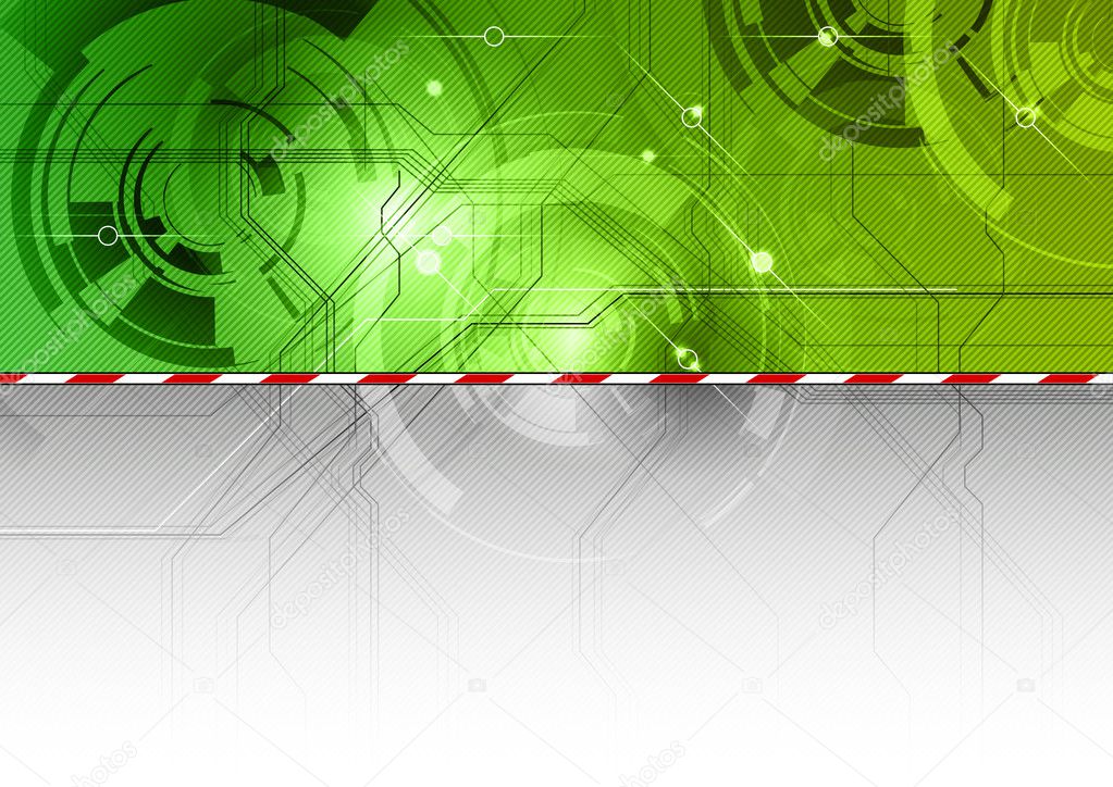 Tech background Stock Vector Image by ©vlastas #7391965