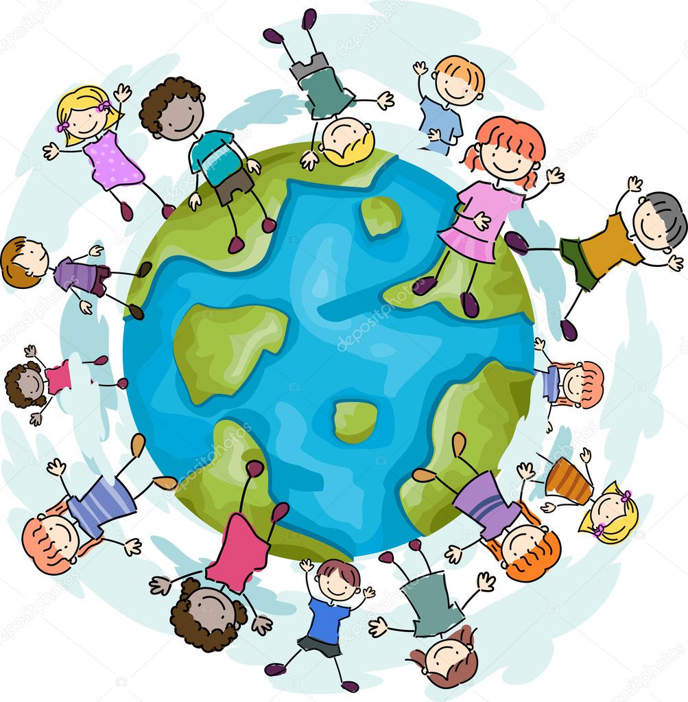 Glada barn — Stockfotografi © lenmdp #7475010