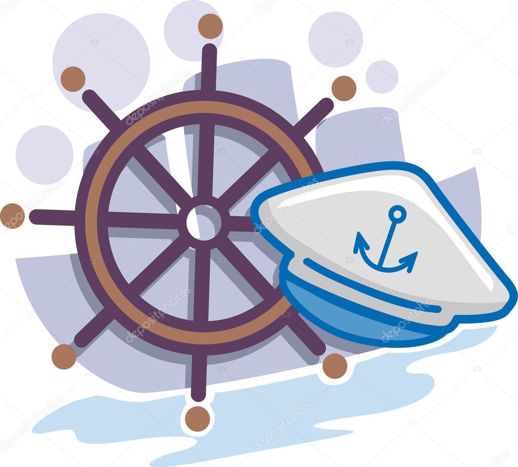 Seaman Icon Stock Illustration by ©lenmdp #7475195