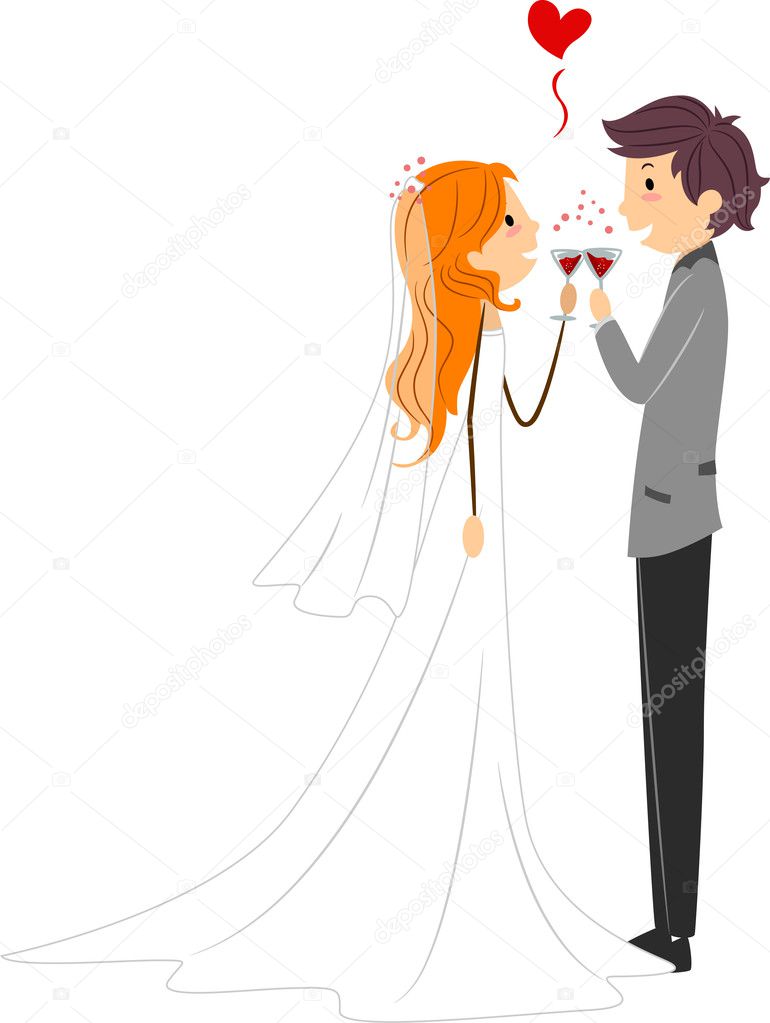 Wedding Cheers Clipart