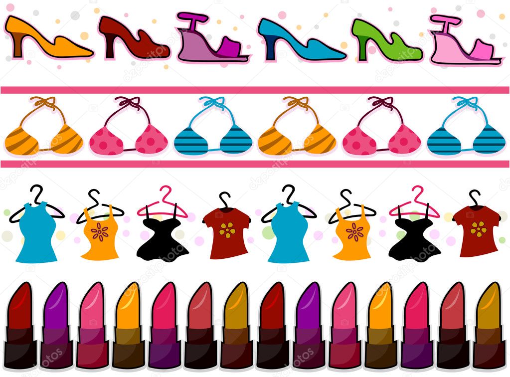 Clothes Border Clipart at Ellie Gillespie blog