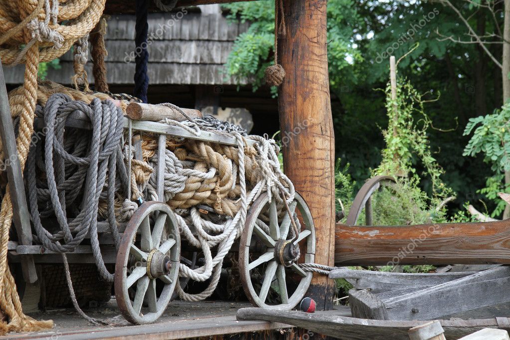 Old rope factory — Stock Photo © jonnysek #7191779
