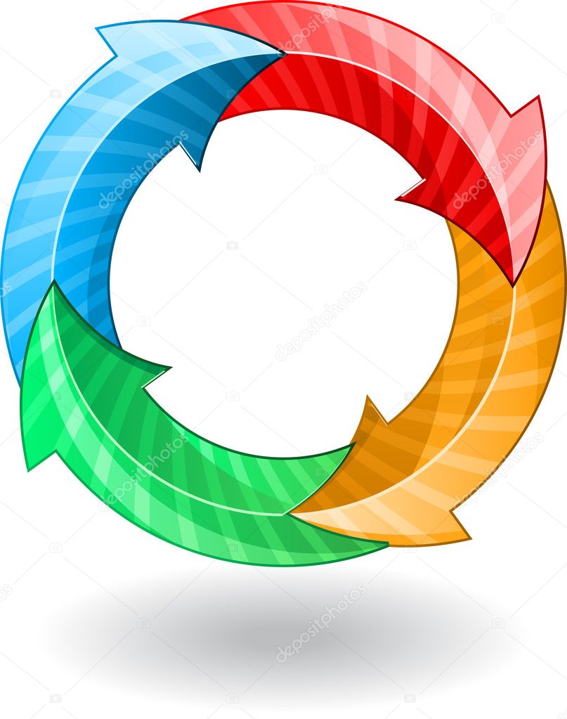 Circle arrows — Stock Vector © longquattro #7235983