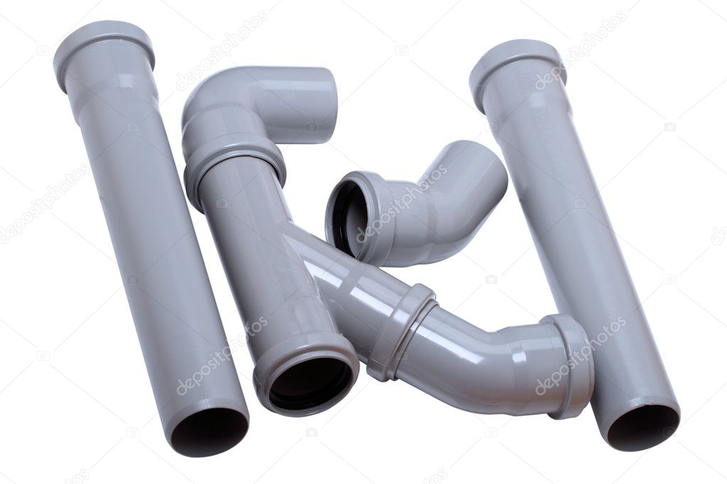 Plumber tubes on white Stock Photo by ©ra3rn_ 7571201