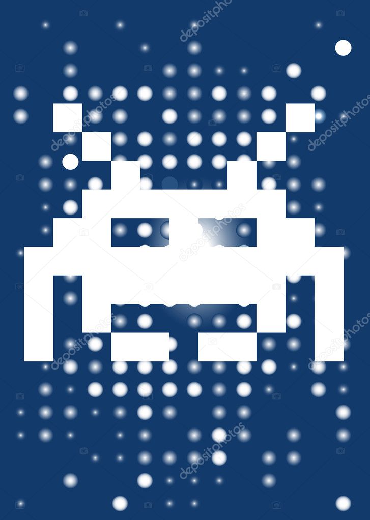 Space invader Stock Vector by ©chachar 7076774