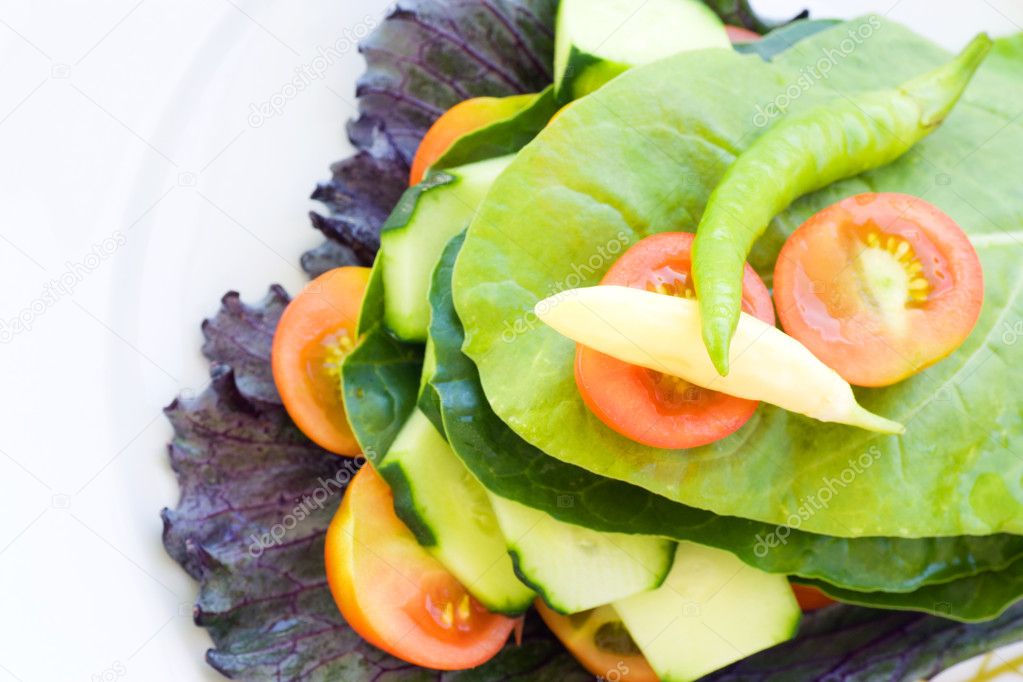 Vegetable pyramid Stock Photo by ©mythja 7530345