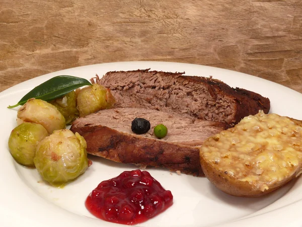 Roasted wild game meat Stock Photo by ©worldnews 7398918