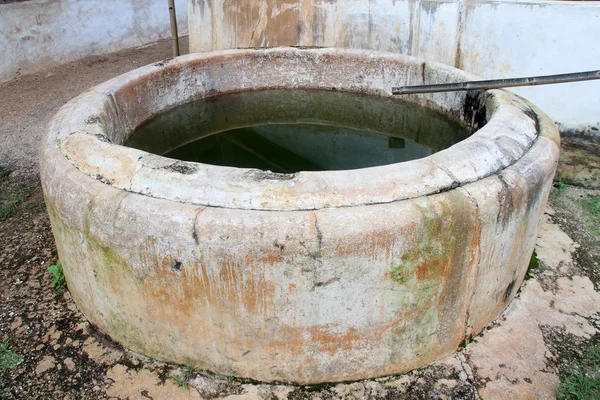 Big cement well - Stock Image - Everypixel