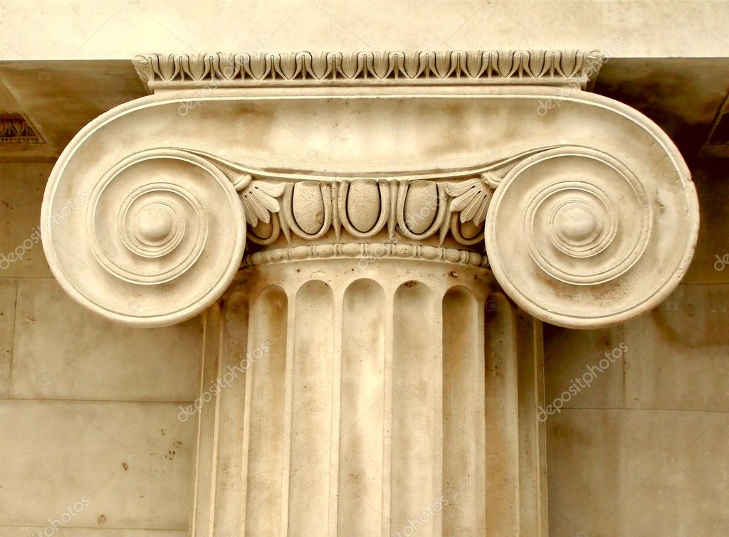 capitello ionico — Foto Stock © claudiodivizia #7228778