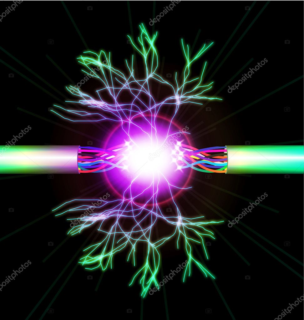 Short circuit Stock Vector Image by ©pkdinkar #7508607