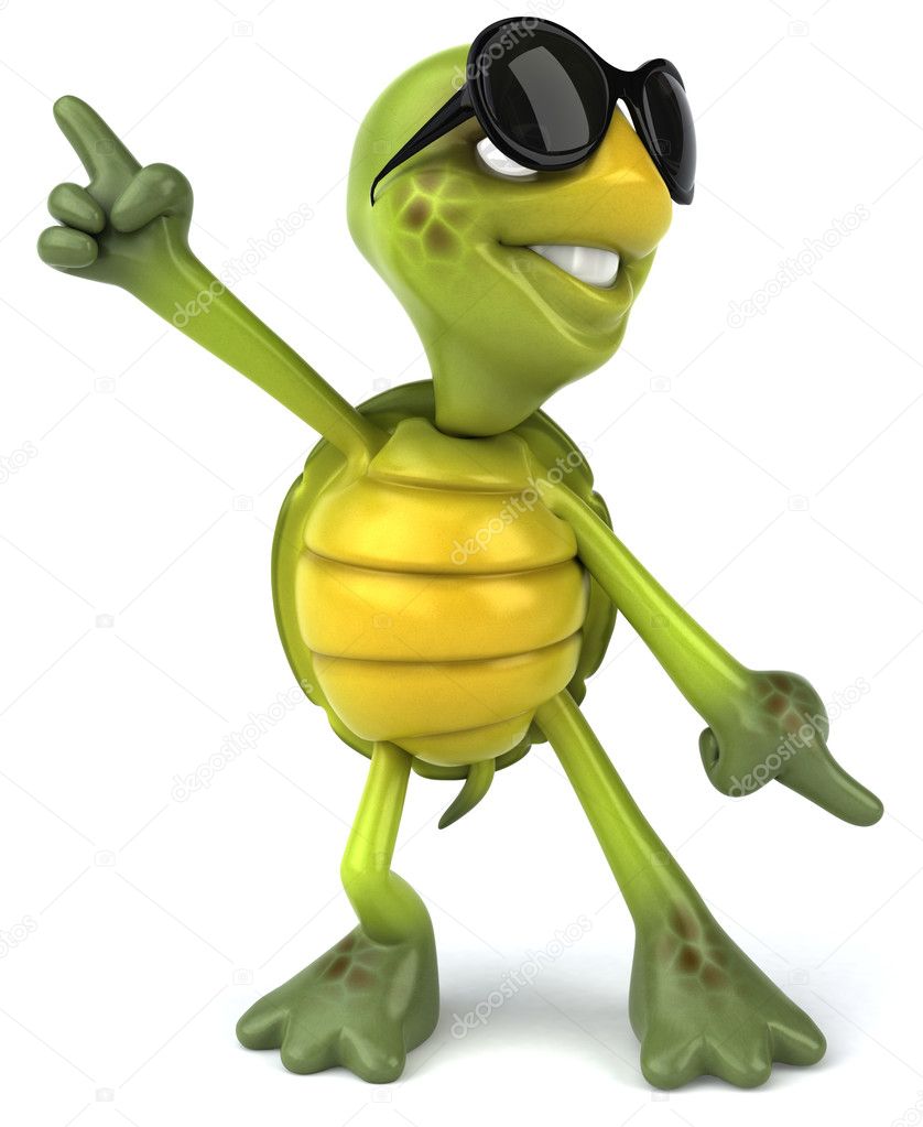 Pics: cool turtle | Cool turtle — Stock Photo © julos #7354559