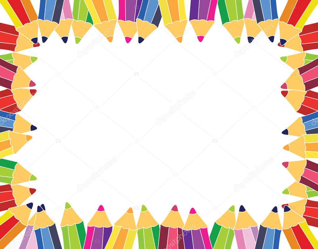 Cornice matite — Vettoriali Stock © Annata78 #6888603