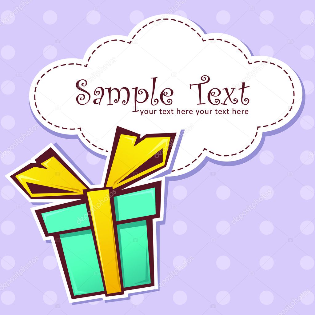 Regalo regalo caja Vector de stock #7595439 de ©Yuzach