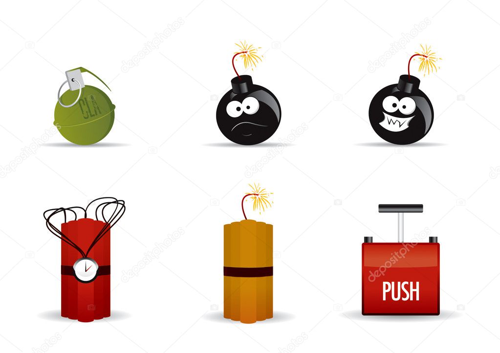 Explosives Set 1 Stock Vector Image by ©silici #7563501