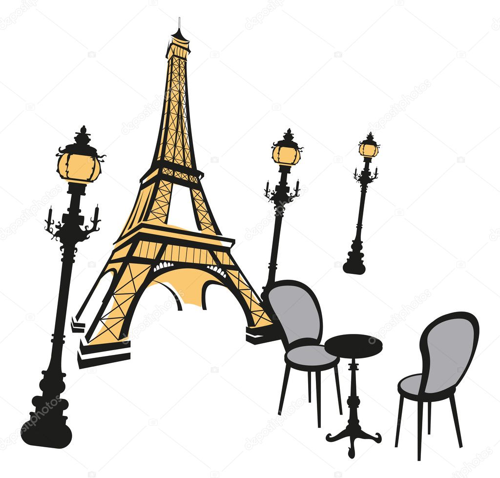 Symboles de paris — Image vectorielle #6770925