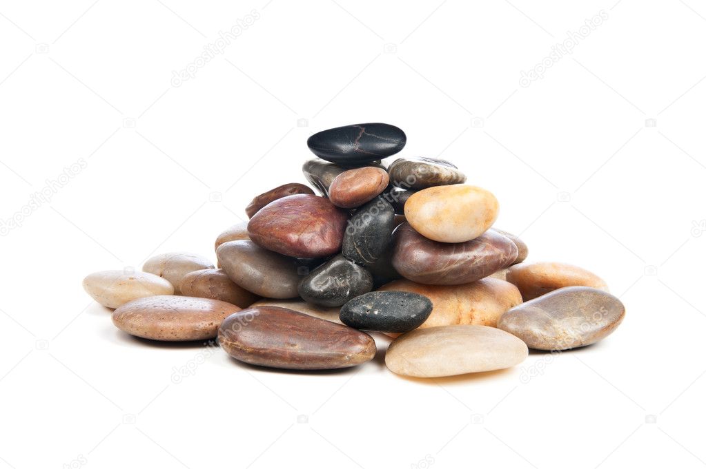 Pile of smooth stones — Stock Photo © kelpfish #7453750