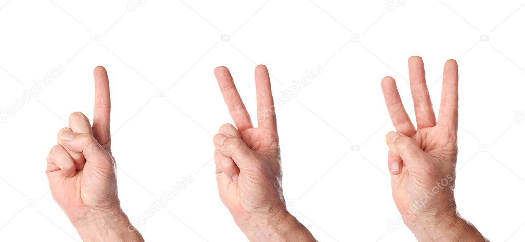 Counting to three Stock Photo by ©twixx 6812552