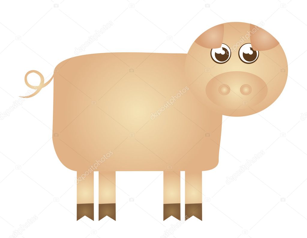 Piggy cartoon Stock Vector by ©grgroupstock 7051278