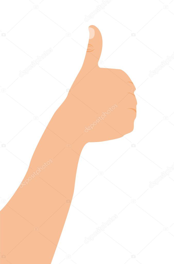 Good hand sign Stock Illustration by ©grgroupstock #7960661