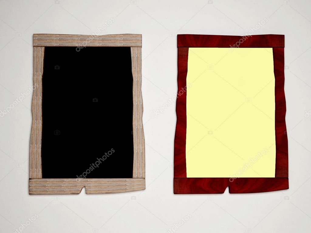 Two creative photo frames Stock Photo by ©minerva86 6820530