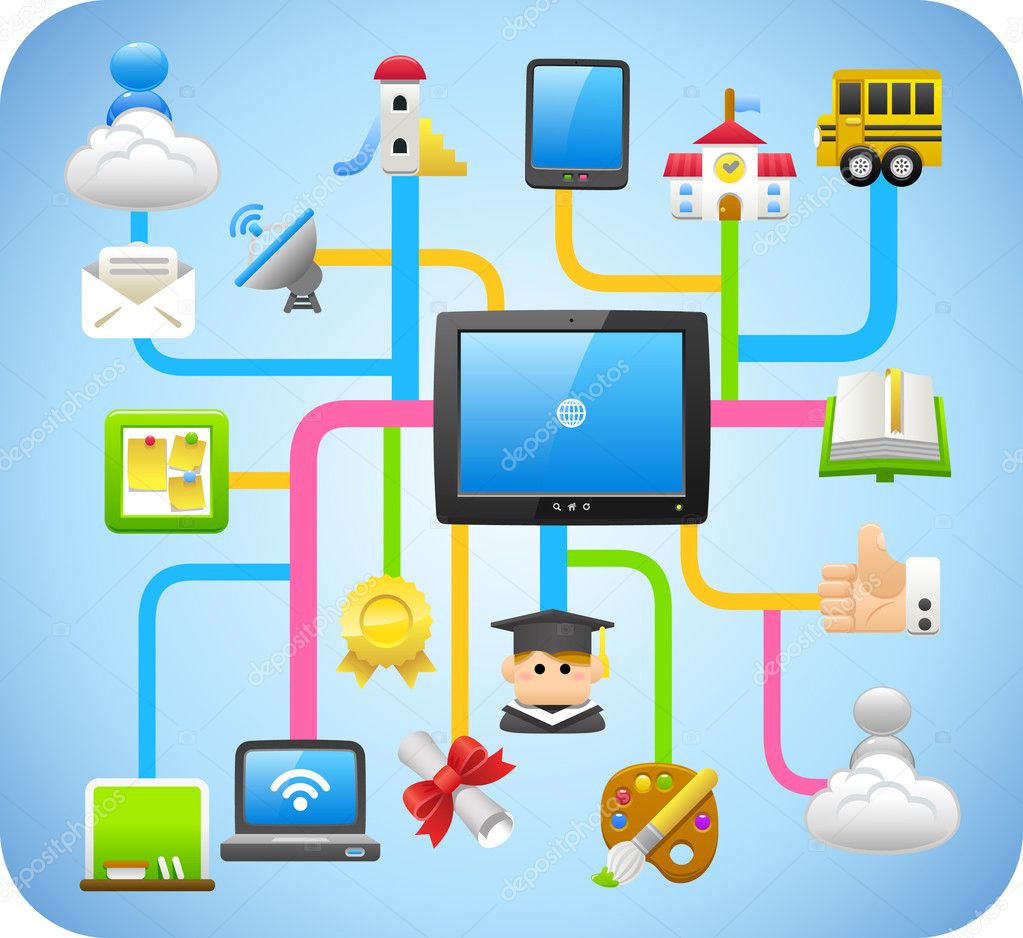 Study,education ,cloud computing concept Stock Vector Image by ©min6939 ... Study,education ,cloud computing concept Stock Vector Image by ©min6939 ...